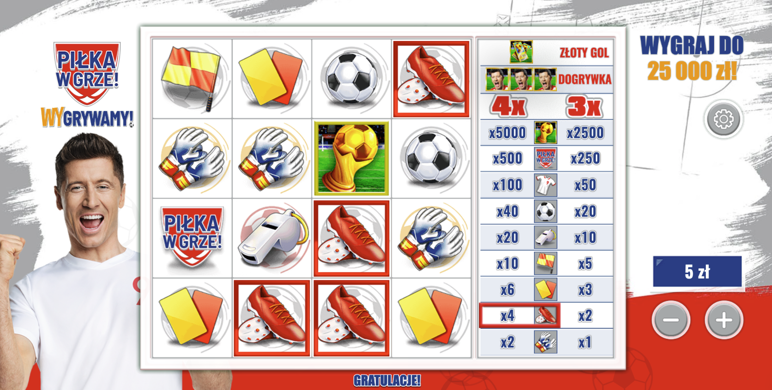 Piłka w grze Lotto | Gierki online - spróbuj i wygraj 250 000 zł